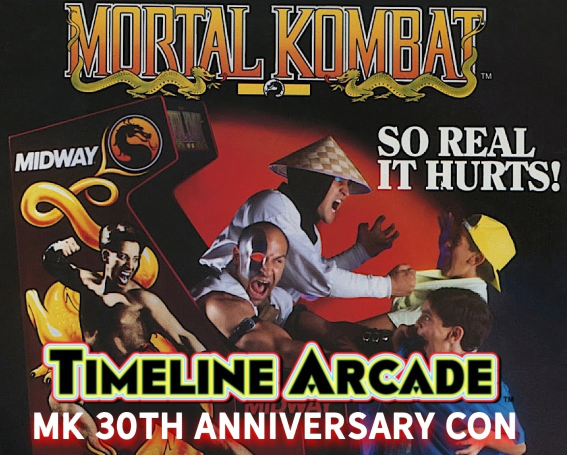 Mortal Kombat 30th Anniversary Con | timeline arcade